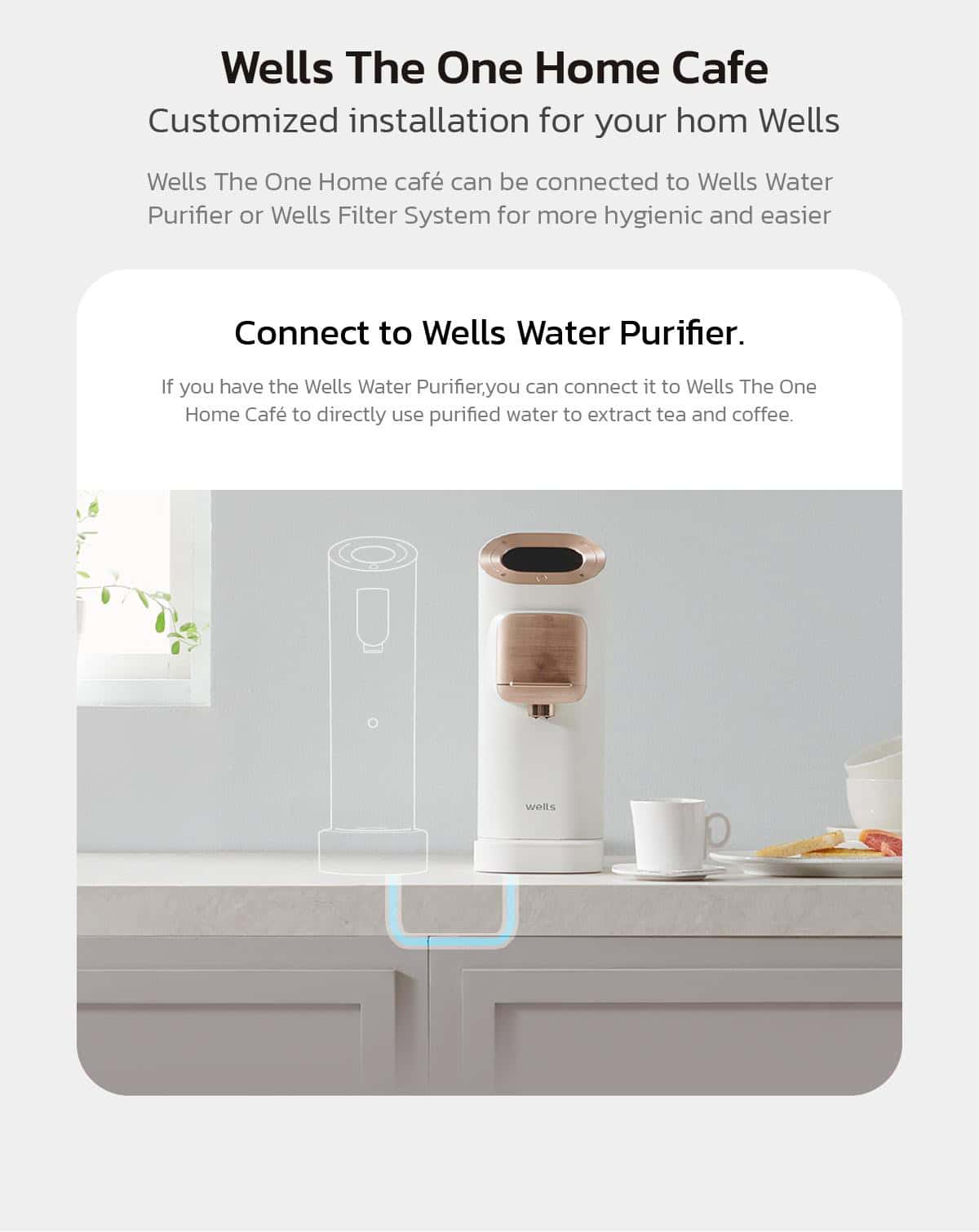 Wells The One Capsule Coffee Machine Thailand | Wells